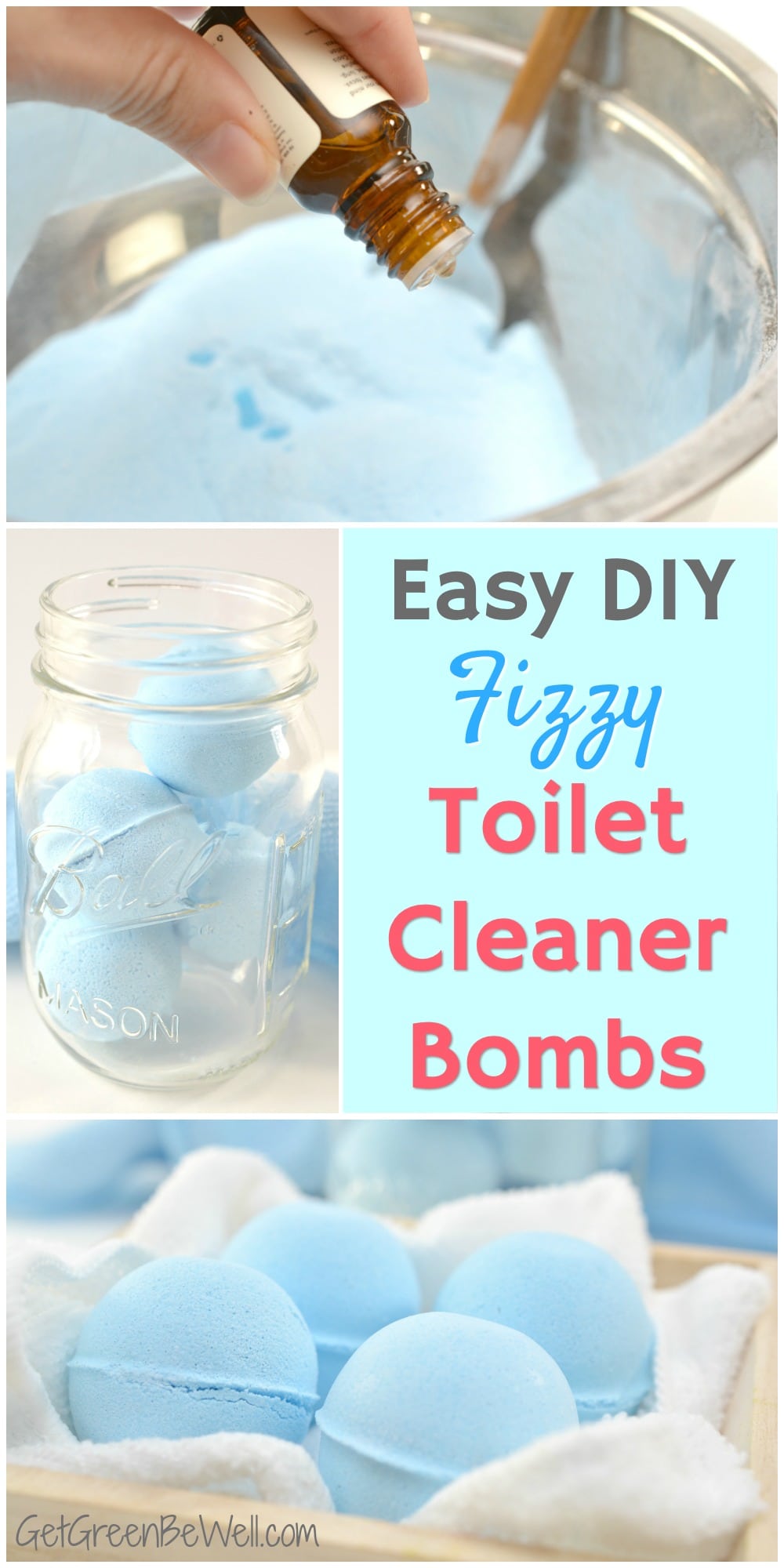 Homemade Fizzy Toilet Bowl Cleaner Tablets Get Green Be Well