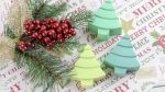 Homemade Natural Christmas Tree Soaps with Real Pine - Get Green Be Well