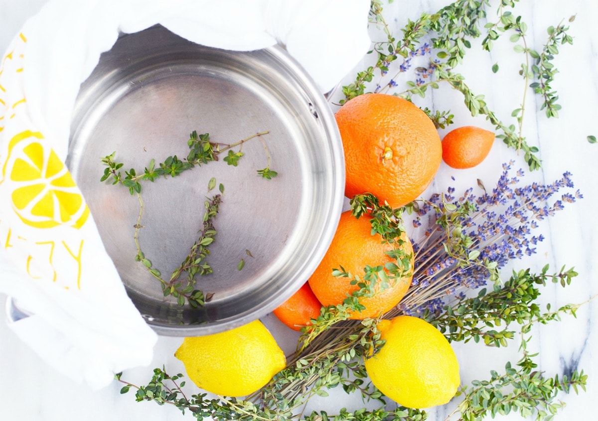 Stovetop Potpourri Recipe: Lemon Lavender Herb Simmer Pot - Get Green ...