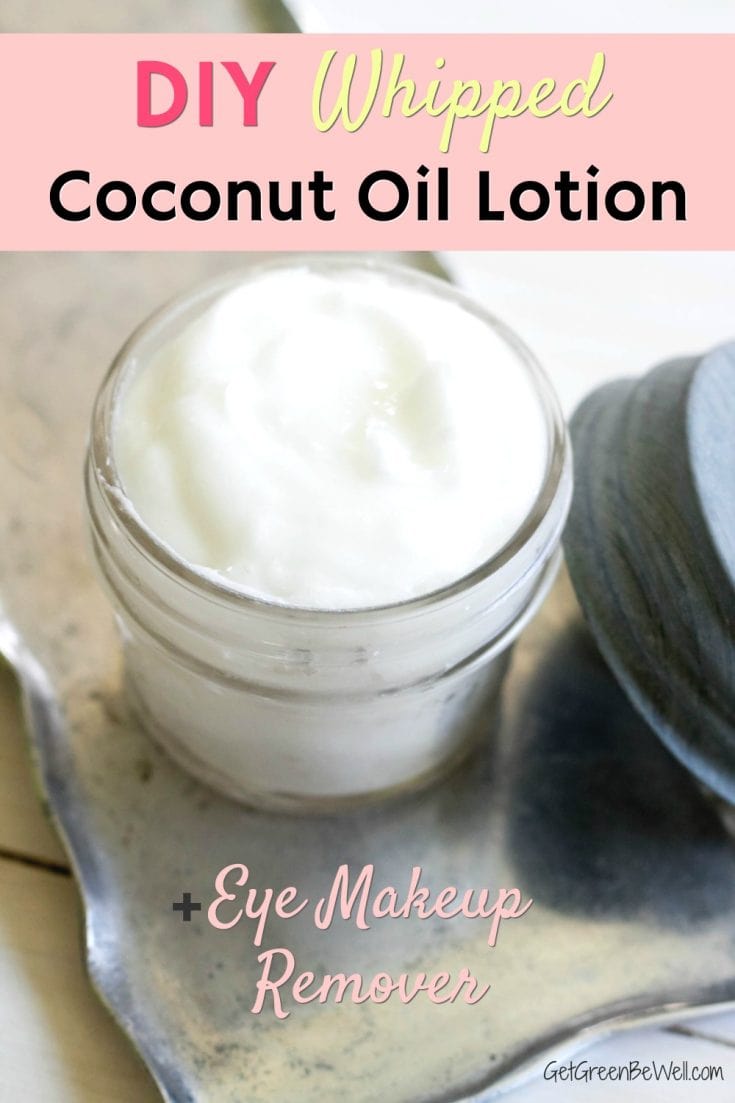 Easy DIY Whipped Coconut Oil Lotion with Essential Oils - Get Green Be Well