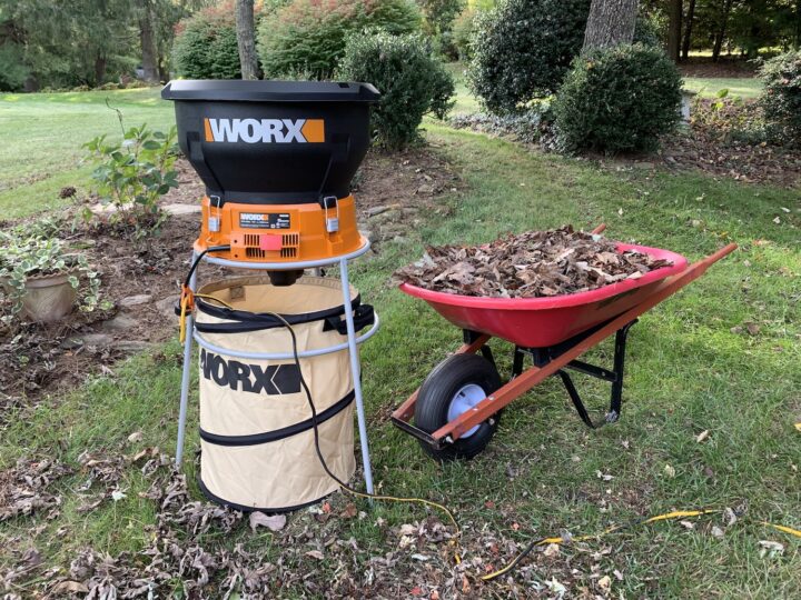 How to Make Shredded Leaf Mulch Fast: WORX Leaf Mulcher Review - Get ...