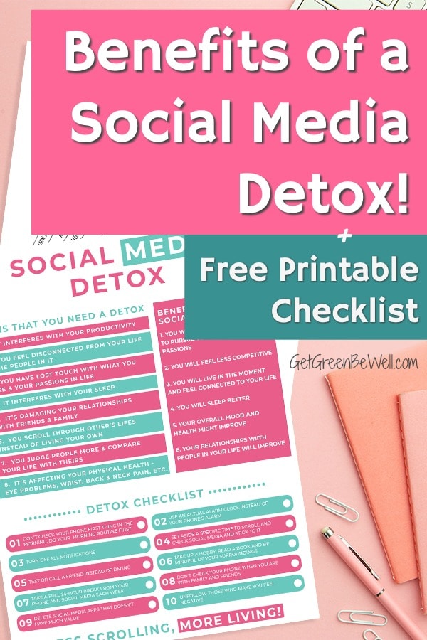 How to Do a Social Media Cleanse - Get Green Be Well