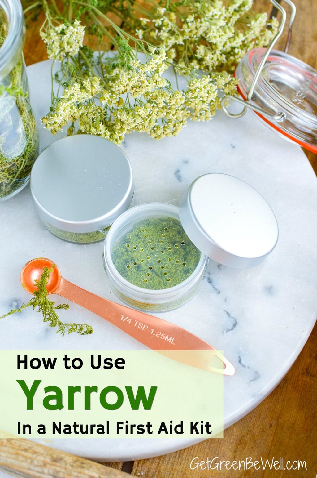 How to Forage, Harvest And Dry Yarrow - Get Green Be Well