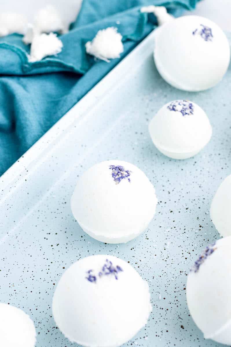 Silky Bath Fizzies Recipe with Essential Oils - Get Green Be Well