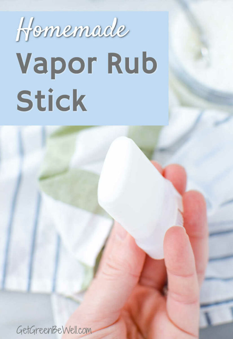 DIY Vapor Rub: Natural and Homemade in 3 Steps - Get Green Be Well
