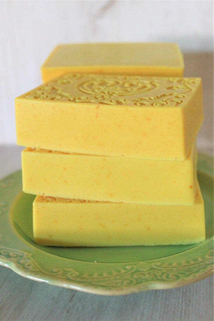 Easy Turmeric Soap Recipe And Benefits For Skin Get Green Be Well