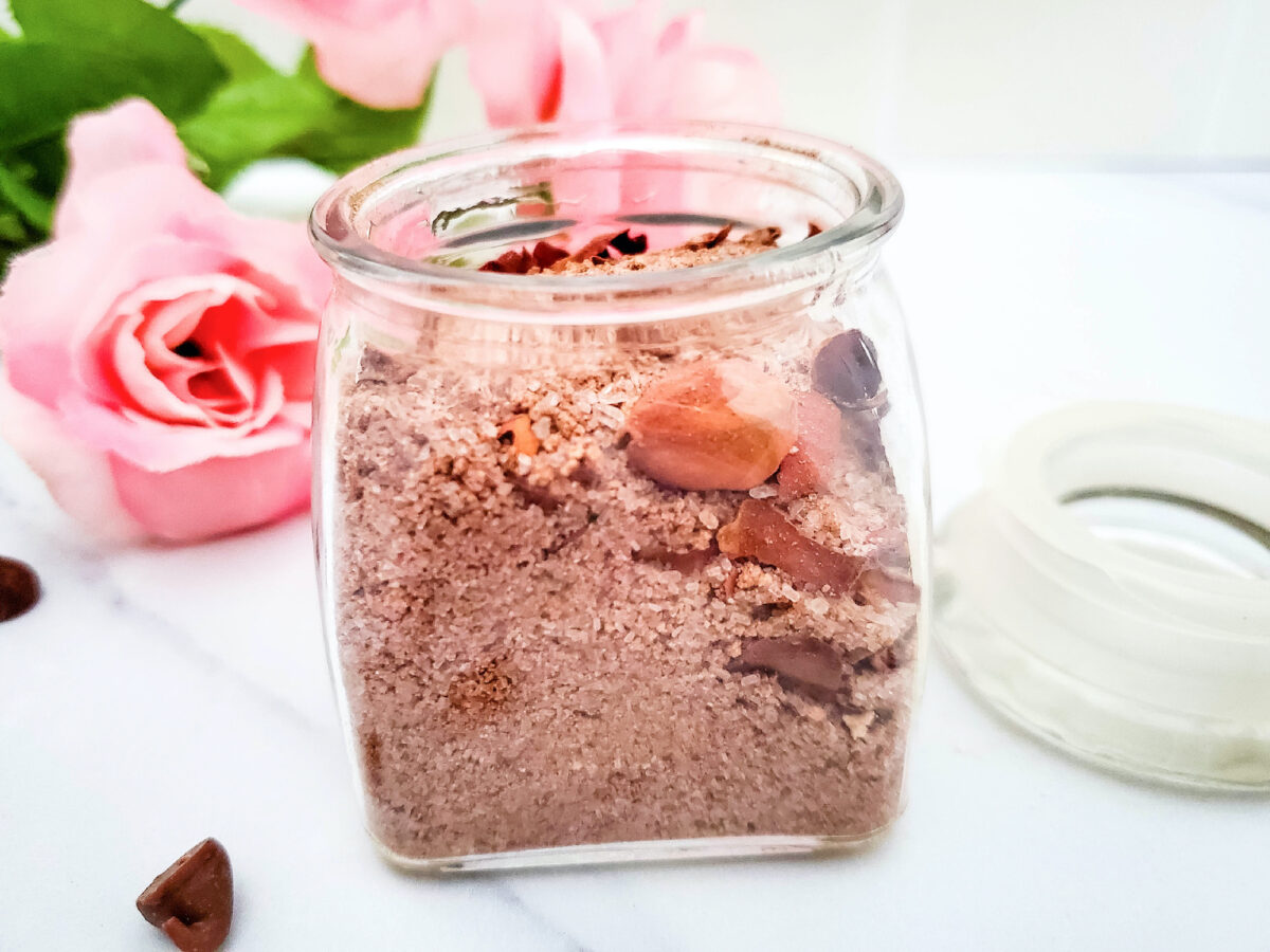 DIY Chocolate Rose Bath Salts - Get Green Be Well