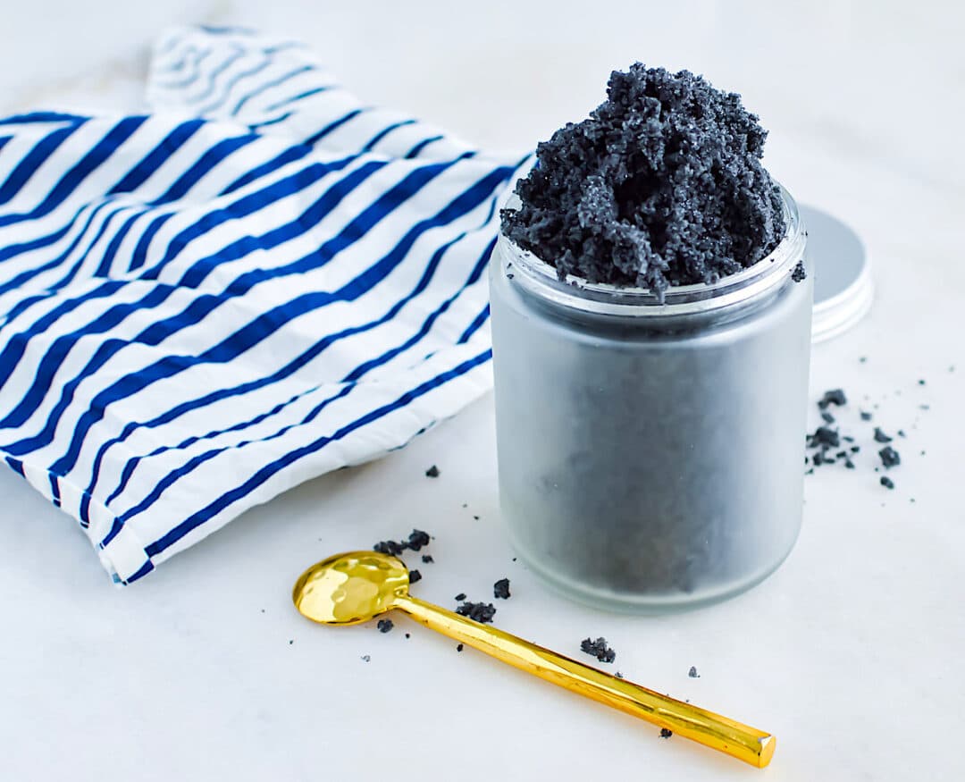 DIY Activated Charcoal Scrub for Face and Body - Get Green Be Well