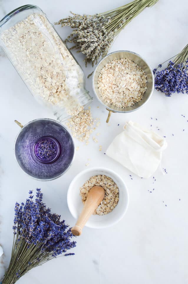 Quick and Easy 2-Ingredient Oatmeal Bath Soak - Get Green Be Well